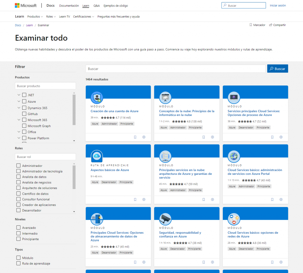 Microsoft Learn: Cursos gratuitos | AS Sistemas